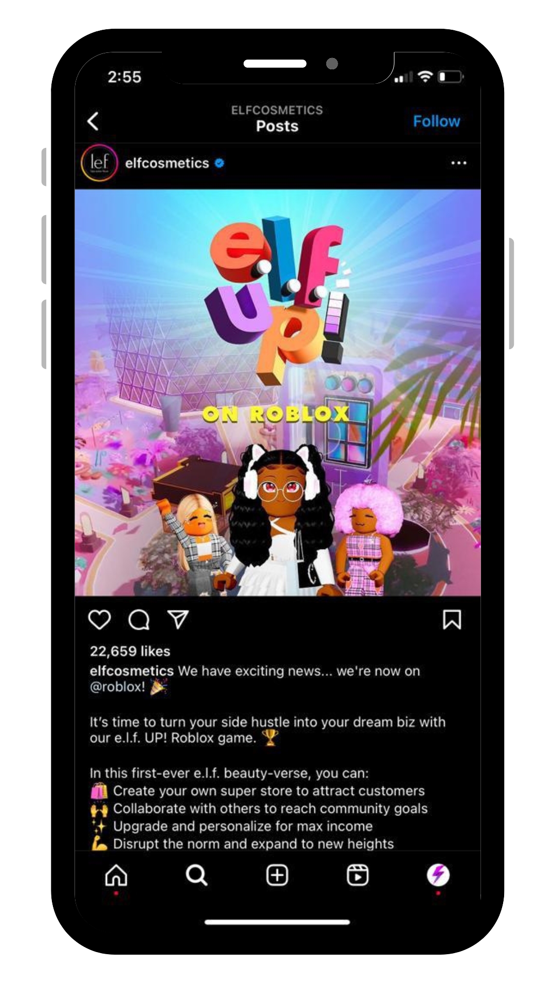 Roblox Marketing Is Getting An e.l.f Makeover